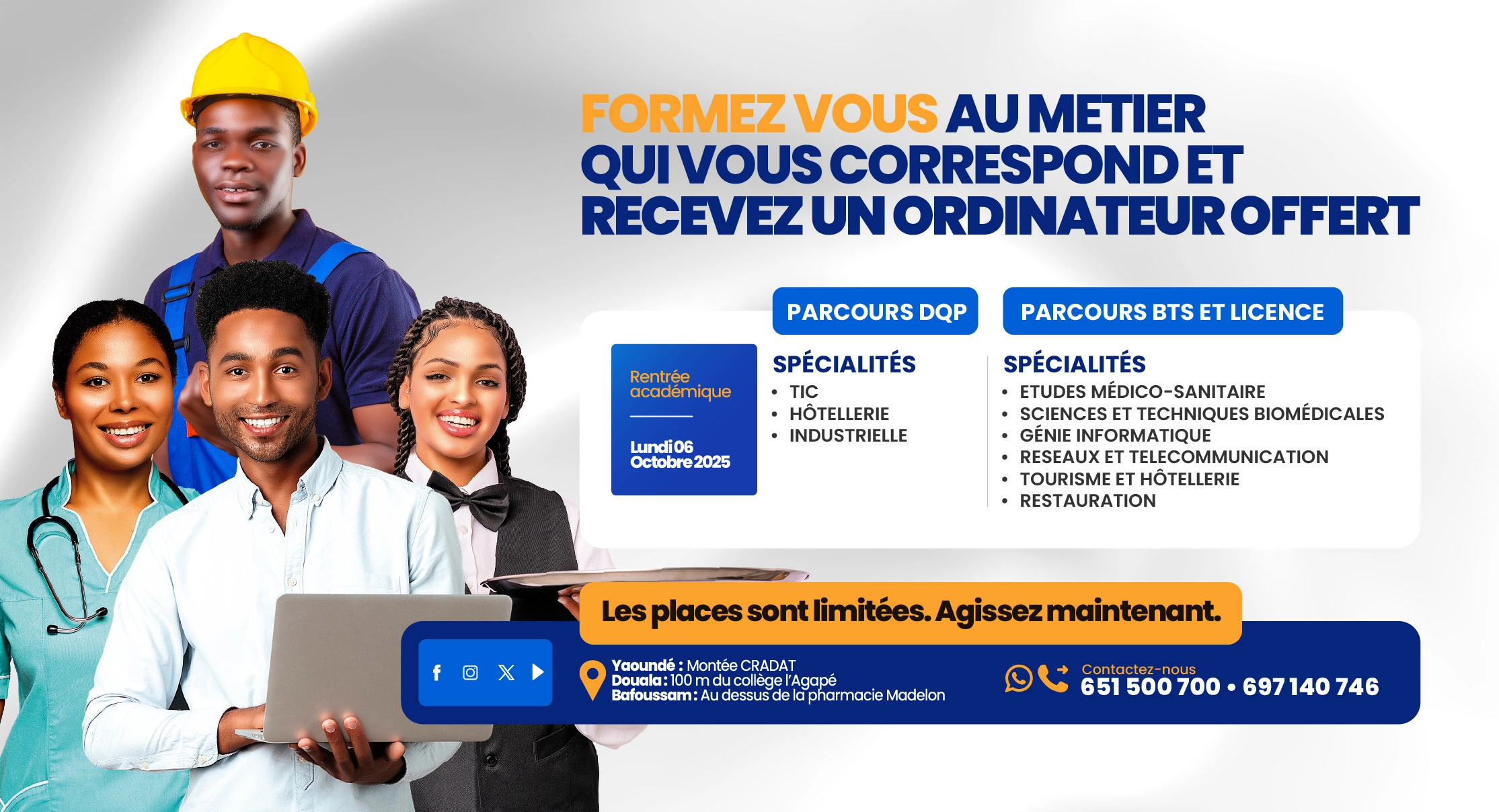 Centre de Formation Professionnelle à Yaoundé, Douala – BTS, Licence ...